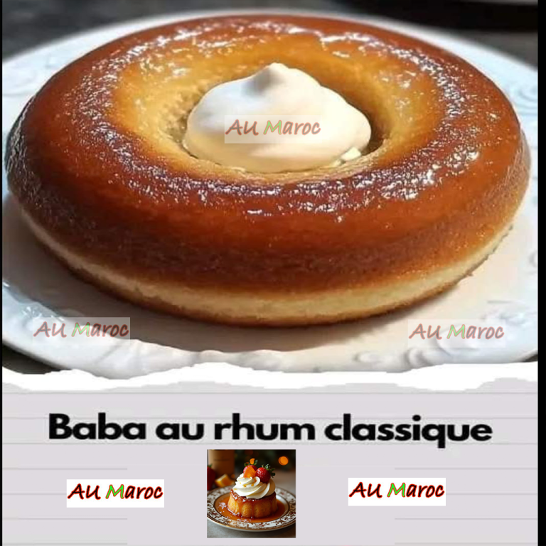 Baba au Rhum Classique – Recette Facile et Gourmande