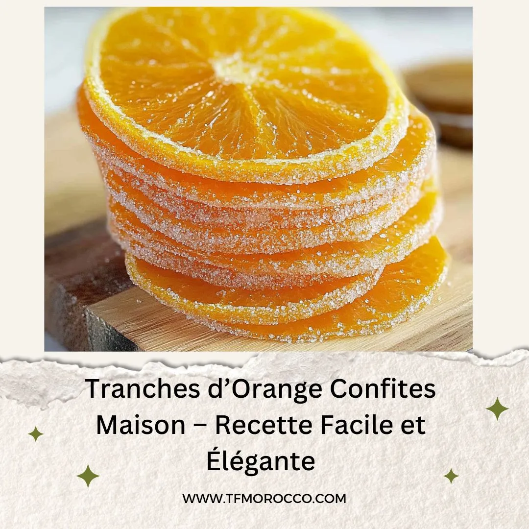 Tranches d’Orange Confites Maison – Recette Facile